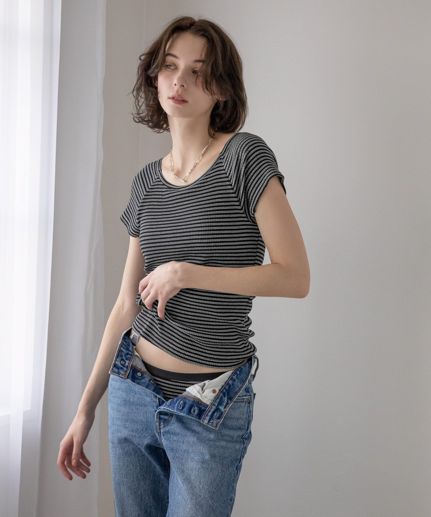 bijorie_カップ付きデザイントップス | [公式]ベイフロー（BAYFLOW）通販