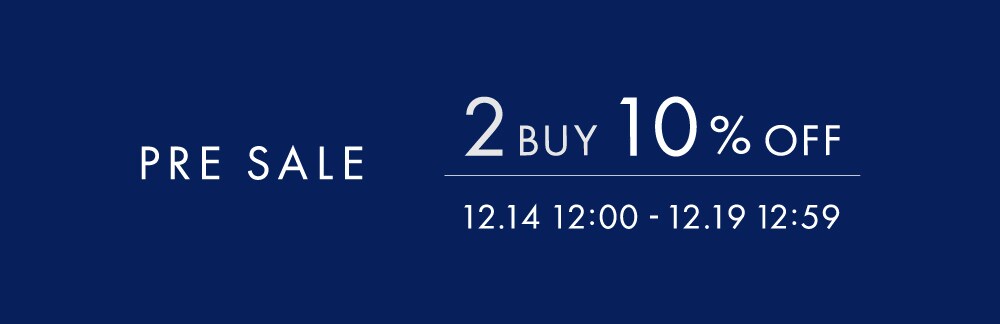 【PRE SALE】2BUY 10％ OFF | [公式]サルーン（SALOON）通販